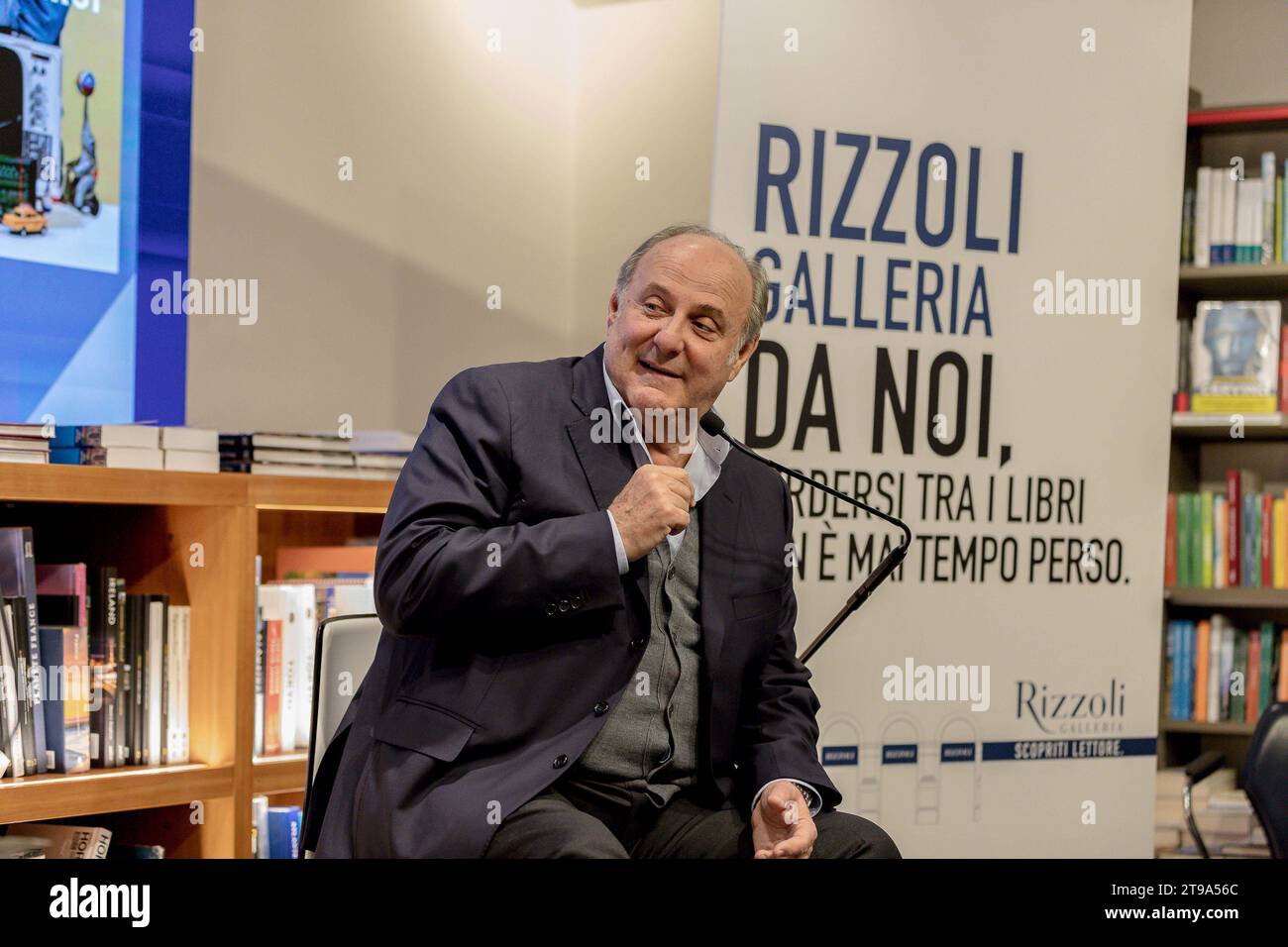 News - Presentation of the new book by Gerry Scotti Gerry Scotti during ...