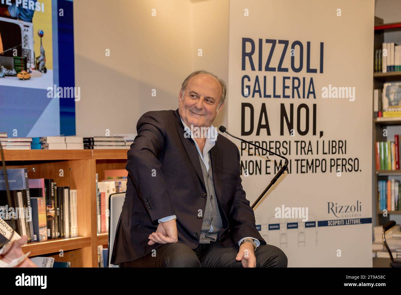 News - Presentation of the new book by Gerry Scotti Gerry Scotti during ...