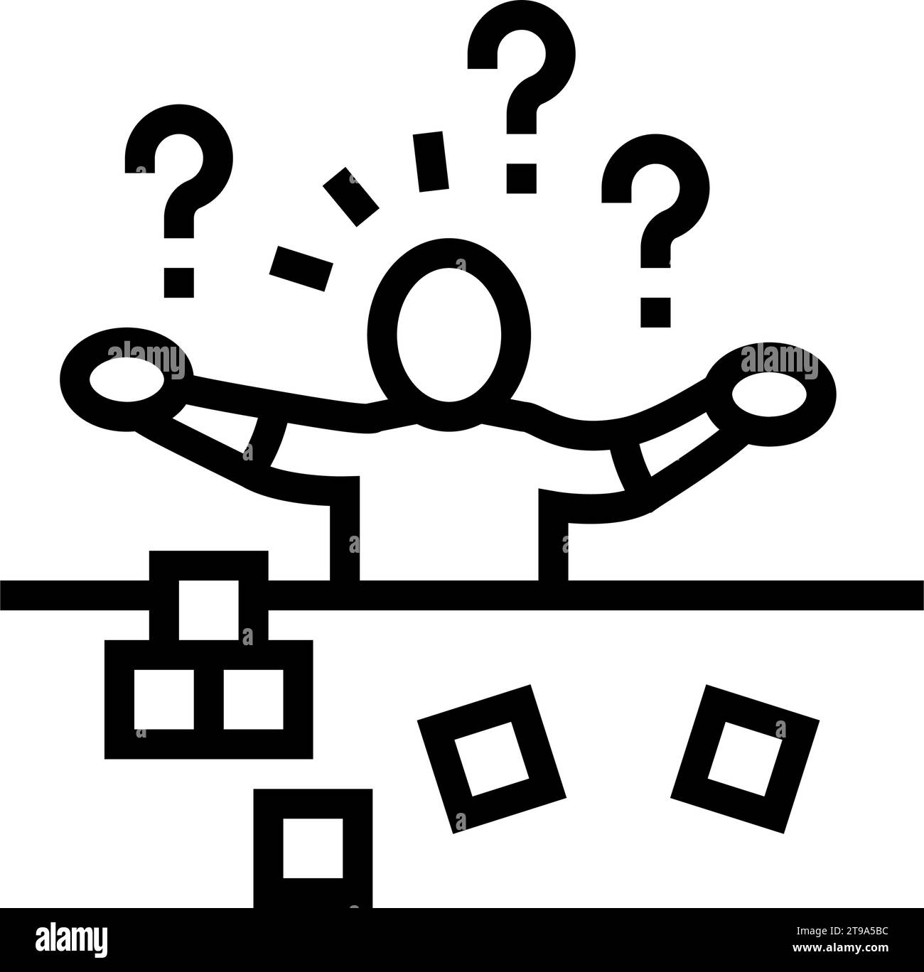 developmental delays occupational therapist line icon vector ...