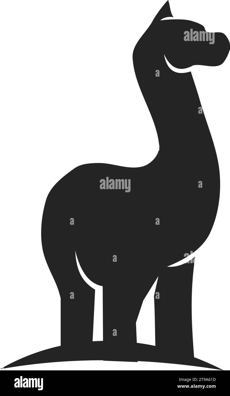 alpaca logo template Isolated. Brand Identity. Icon Abstract Vector ...