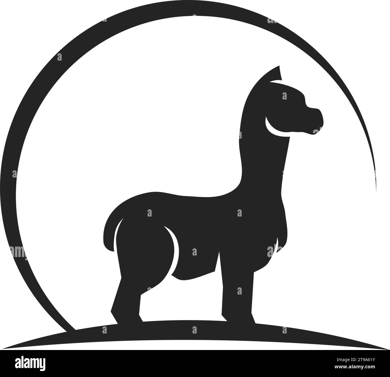 Alpaca logo vector hi-res stock photography and images - Alamy