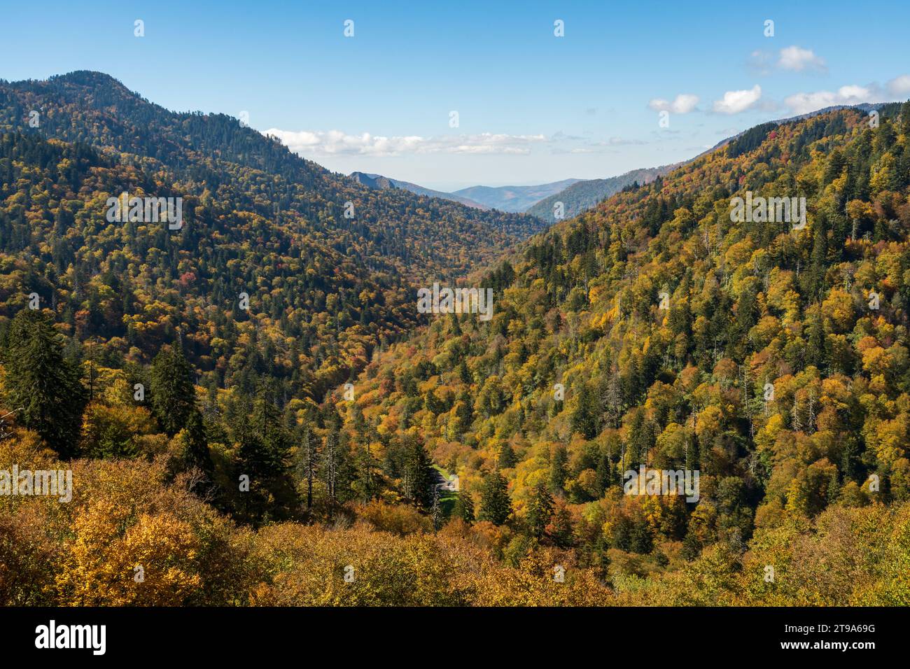 Scenic Overlook at the Great Smoky Mountains National Park in North ...