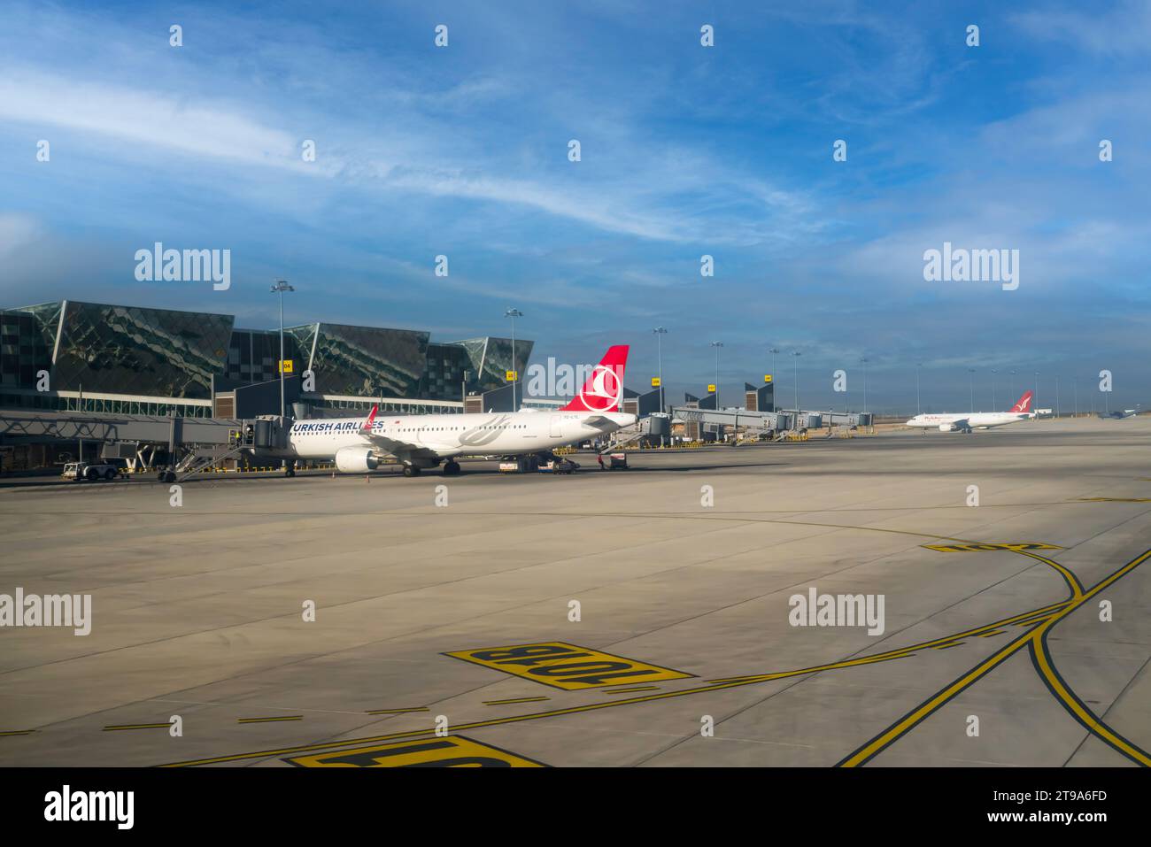 Lefkose, North Cyprus - October 24, 2023: New Ercan Airport building ...