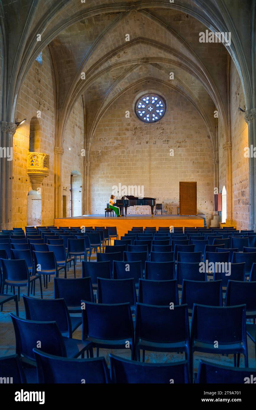 Kyrenia (Girne in Turkish), North Cyprus - October 24, 2023: There is a ...