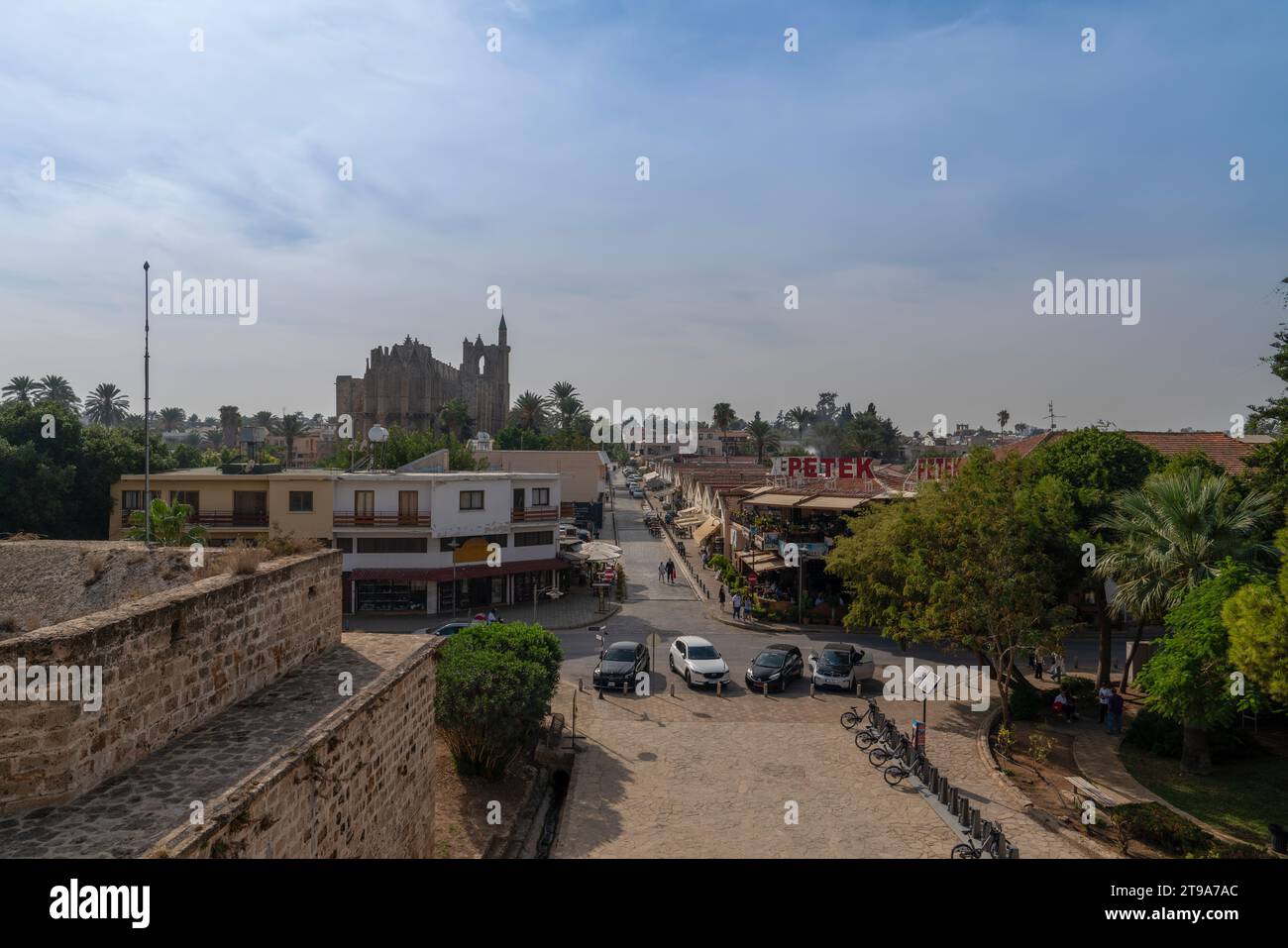 Famagusta (Gazimagusa in Turkish), North Cyprus - October 26, 2023:City ...