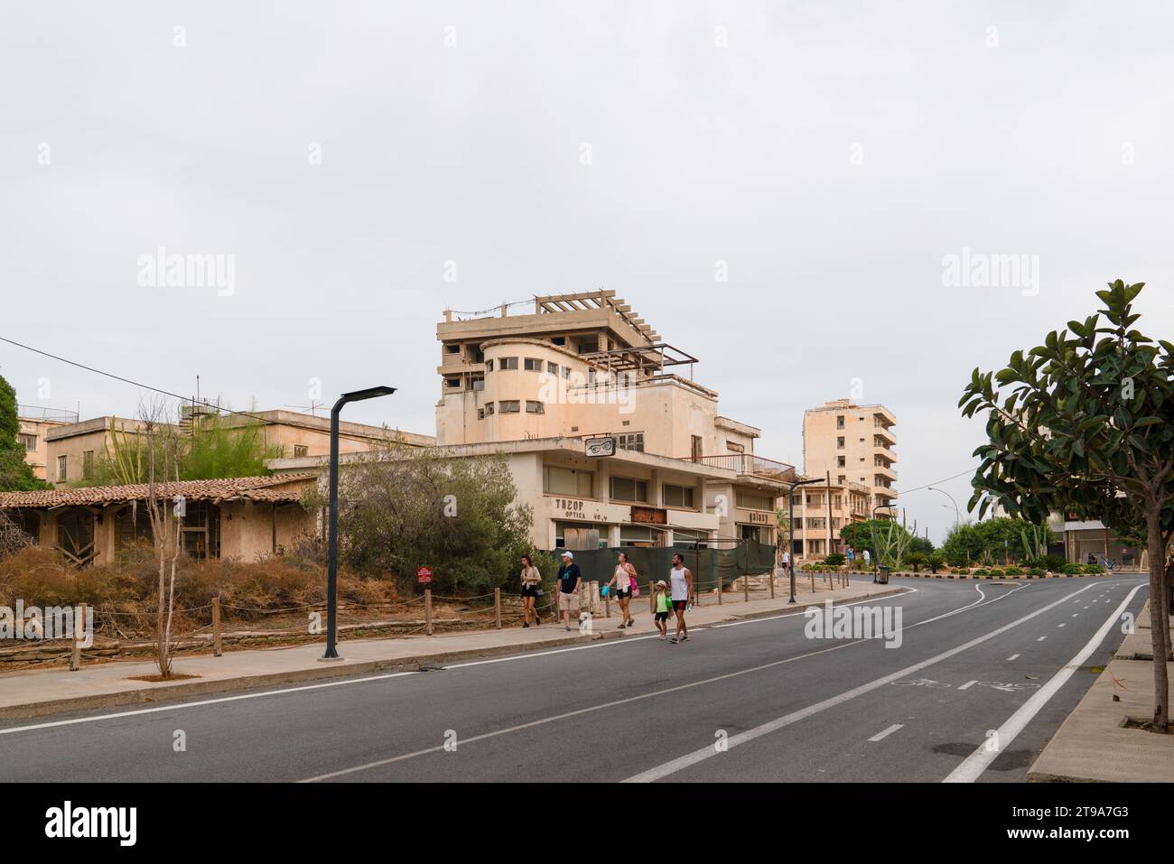 Famagusta (Kapali Maras), North Cyprus - October 26, 2023: Buildings ...