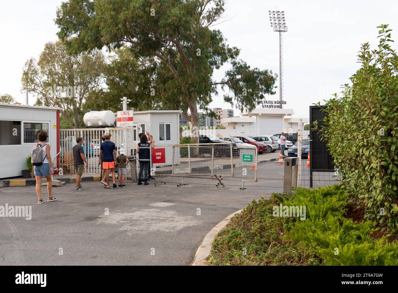 Famagusta (Kapali Maras), North Cyprus - October 26, 2023: The door ...
