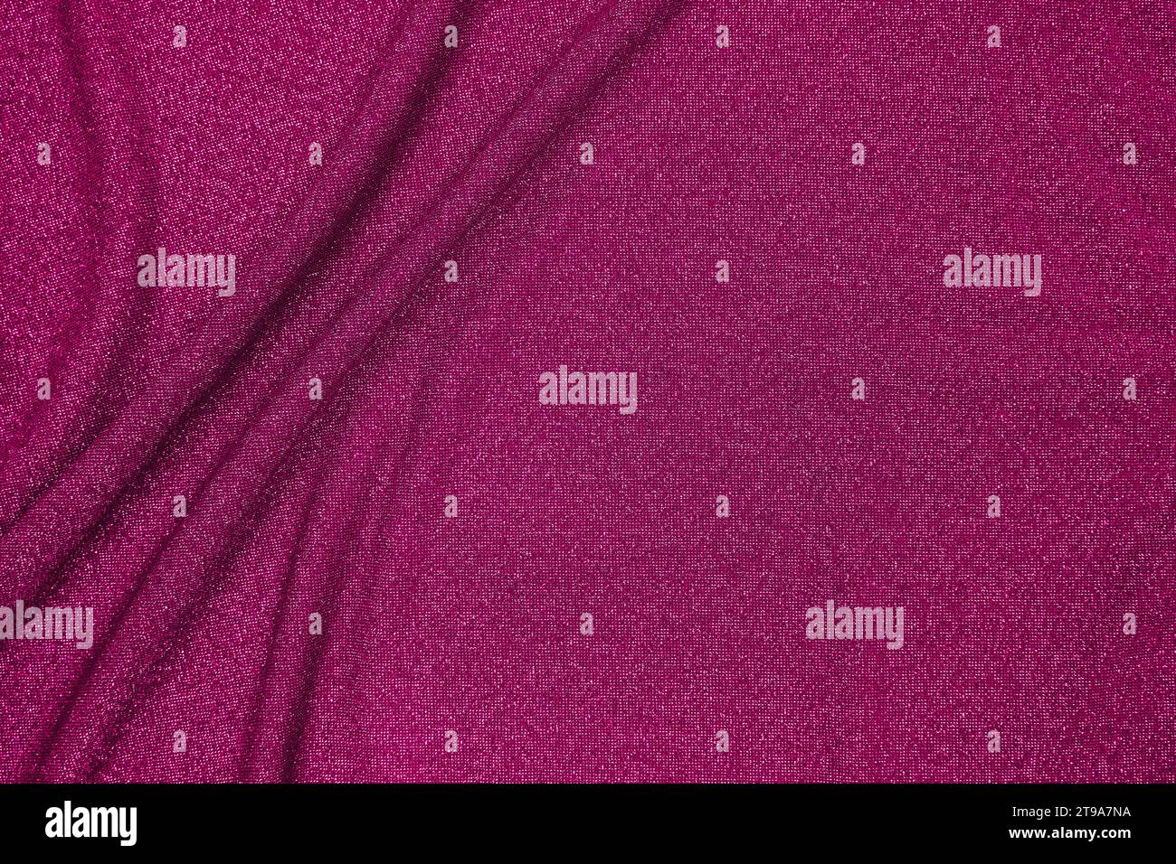 Background of draped saturated pink fabric with silver lurex thread Stock Photo - Alamy