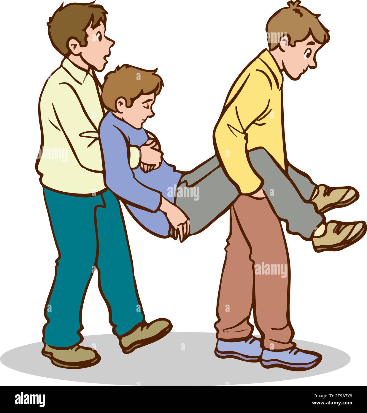 first aid response in case of accident Stock Vector Image & Art - Alamy