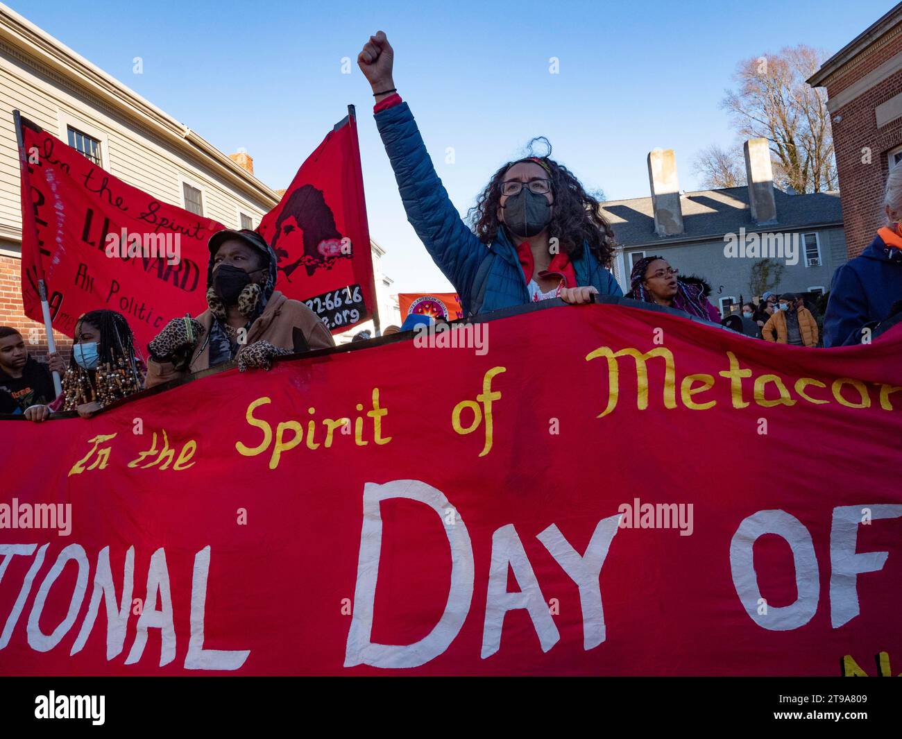 Plymouth, Massachusetts, USA. 23rd Nov, 2023. Native Americans and ...