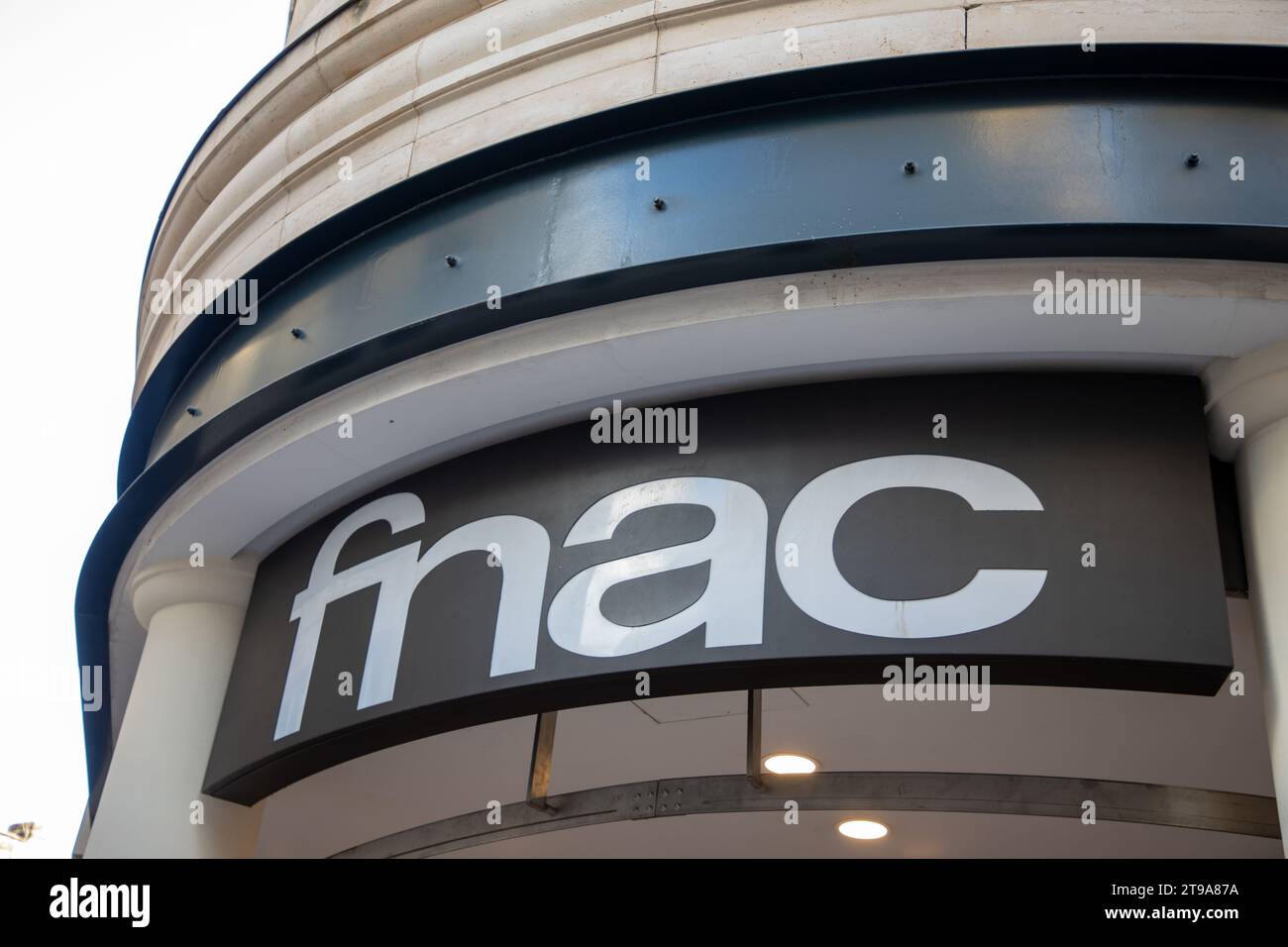 Bordeaux , France - 11 16 2023 : Fnac brand shop logo and text sign ...