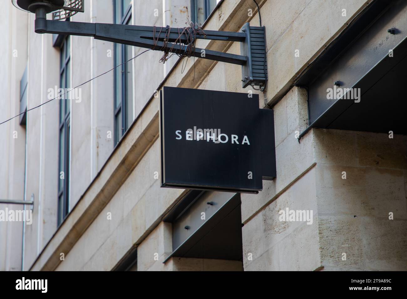 Bordeaux , France - 11 16 2023 : Sephora storefront logo brand fashion ...