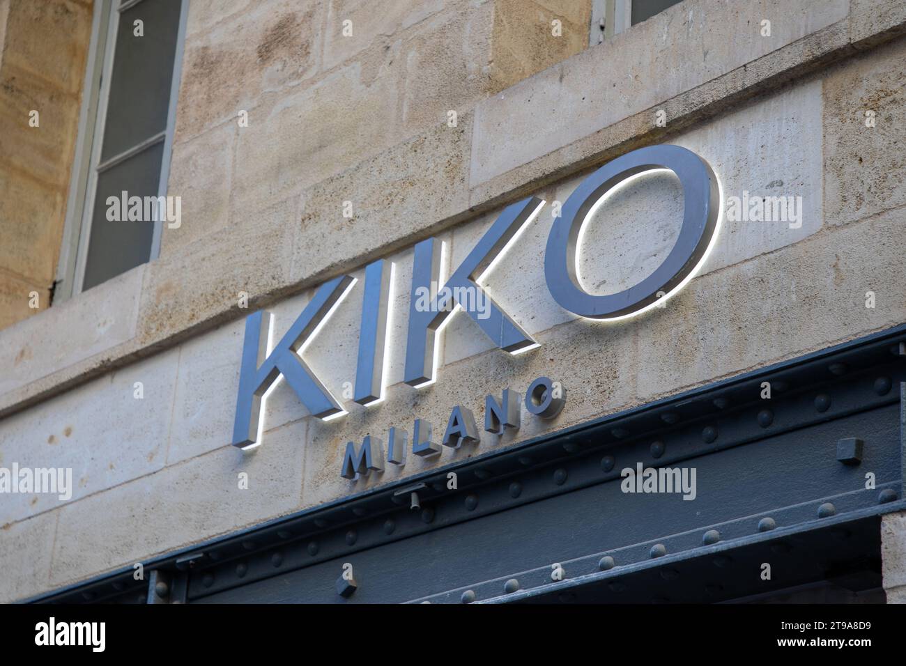 Bordeaux , France - 11 16 2023 : Kiko milano logo shop sign and text ...