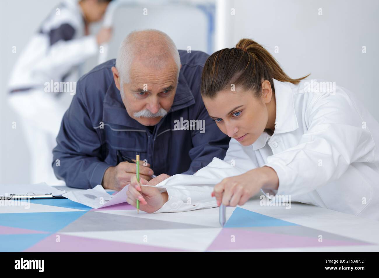 Portrait male painter apprentice hi-res stock photography and images ...