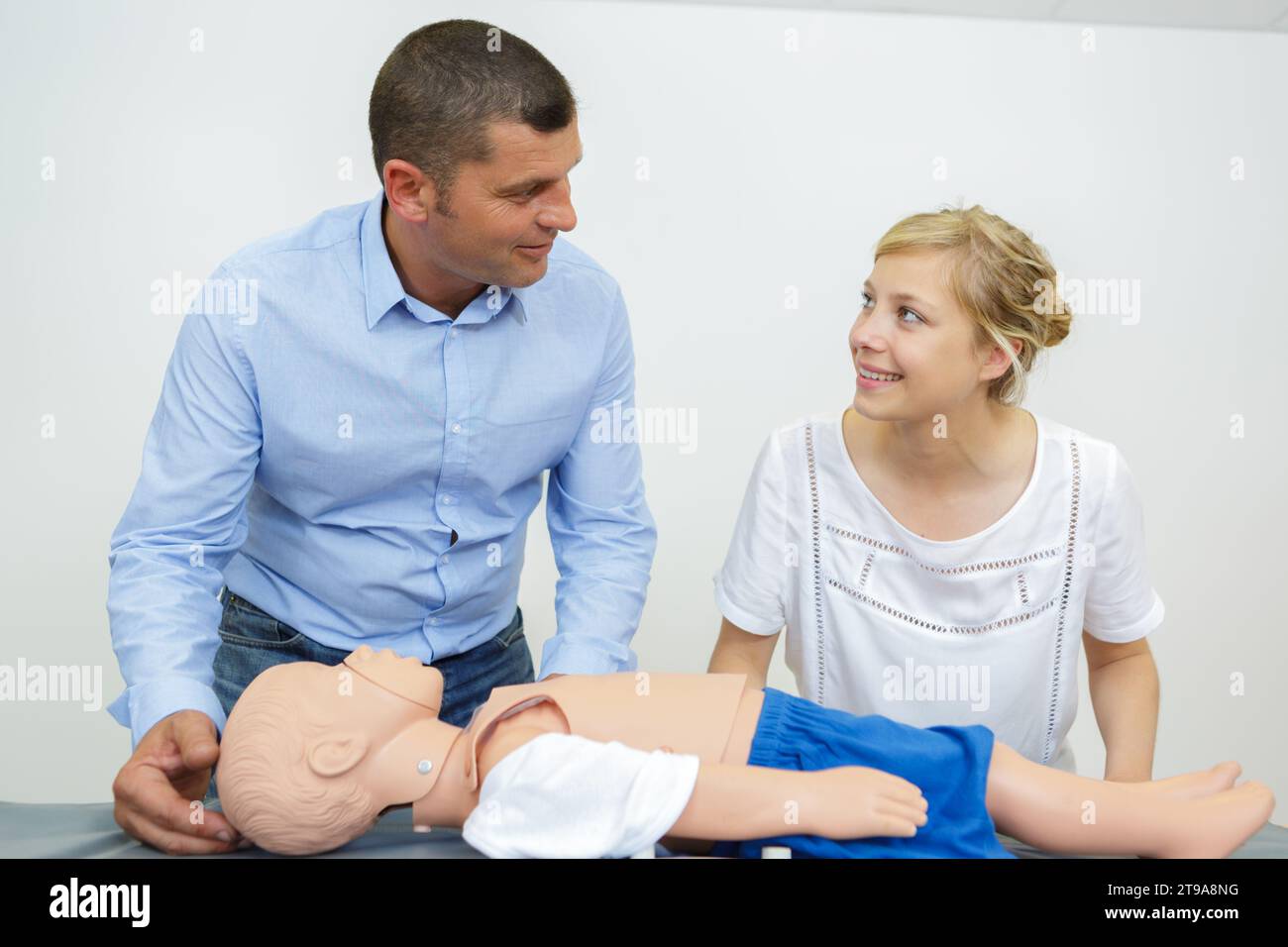 During first aid training hi-res stock photography and images - Alamy