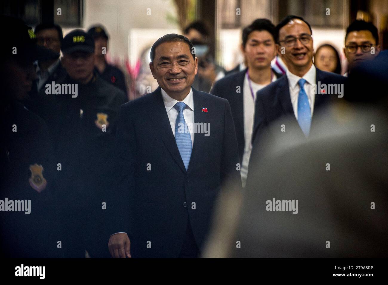 Taipei. 24th Nov, 2023. Kuomintang's (KMT) Presidential Candidate Hou ...