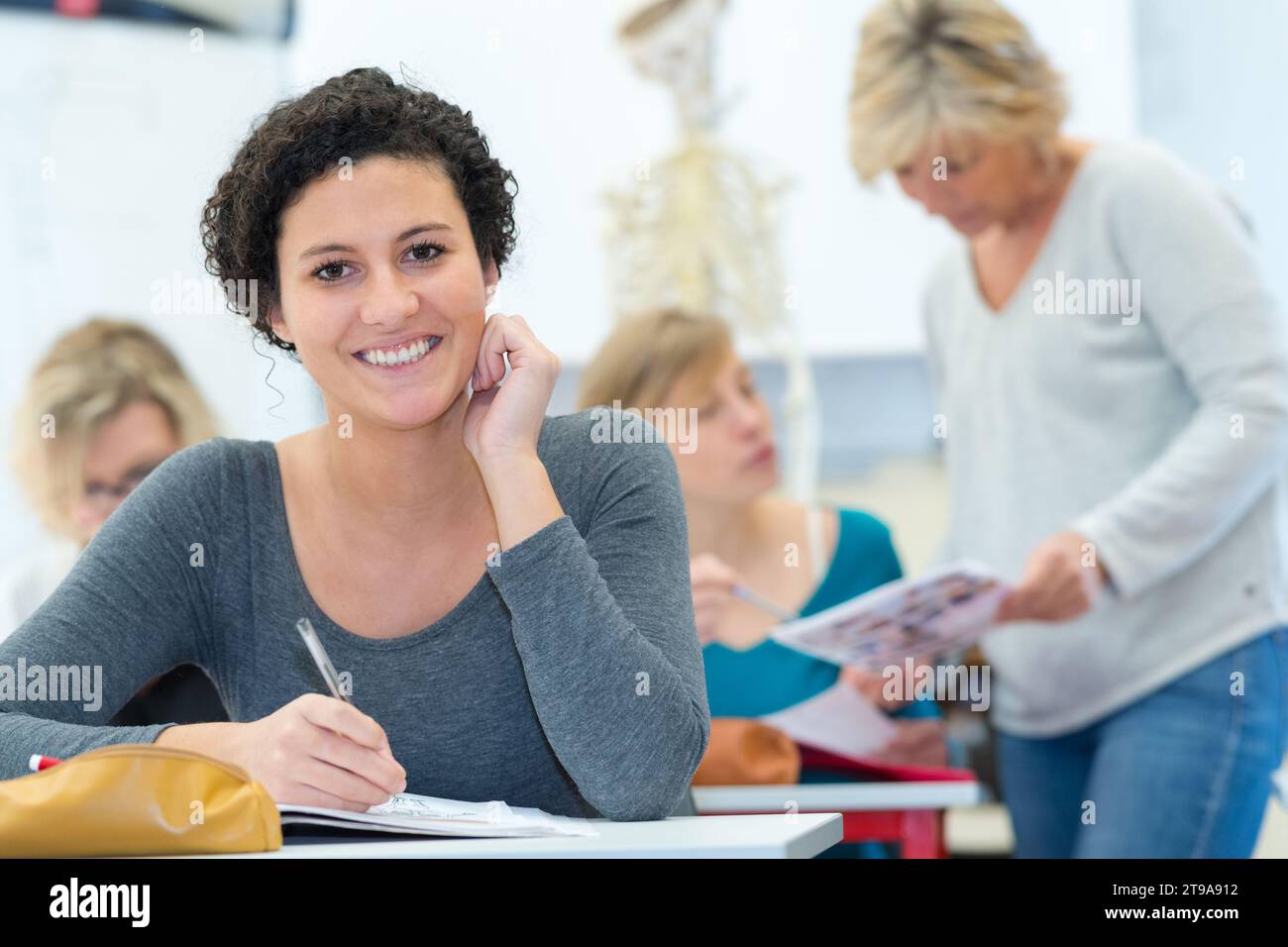 Student relief action hi-res stock photography and images - Alamy