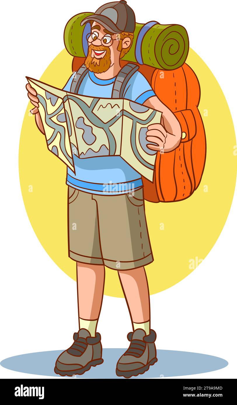 cute family packing their suitcases and going on vacation Stock Vector ...