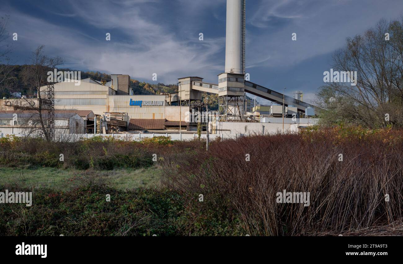 Nova Bana, Slovakia - November, 12, 2023 : Knauf insulation production ...