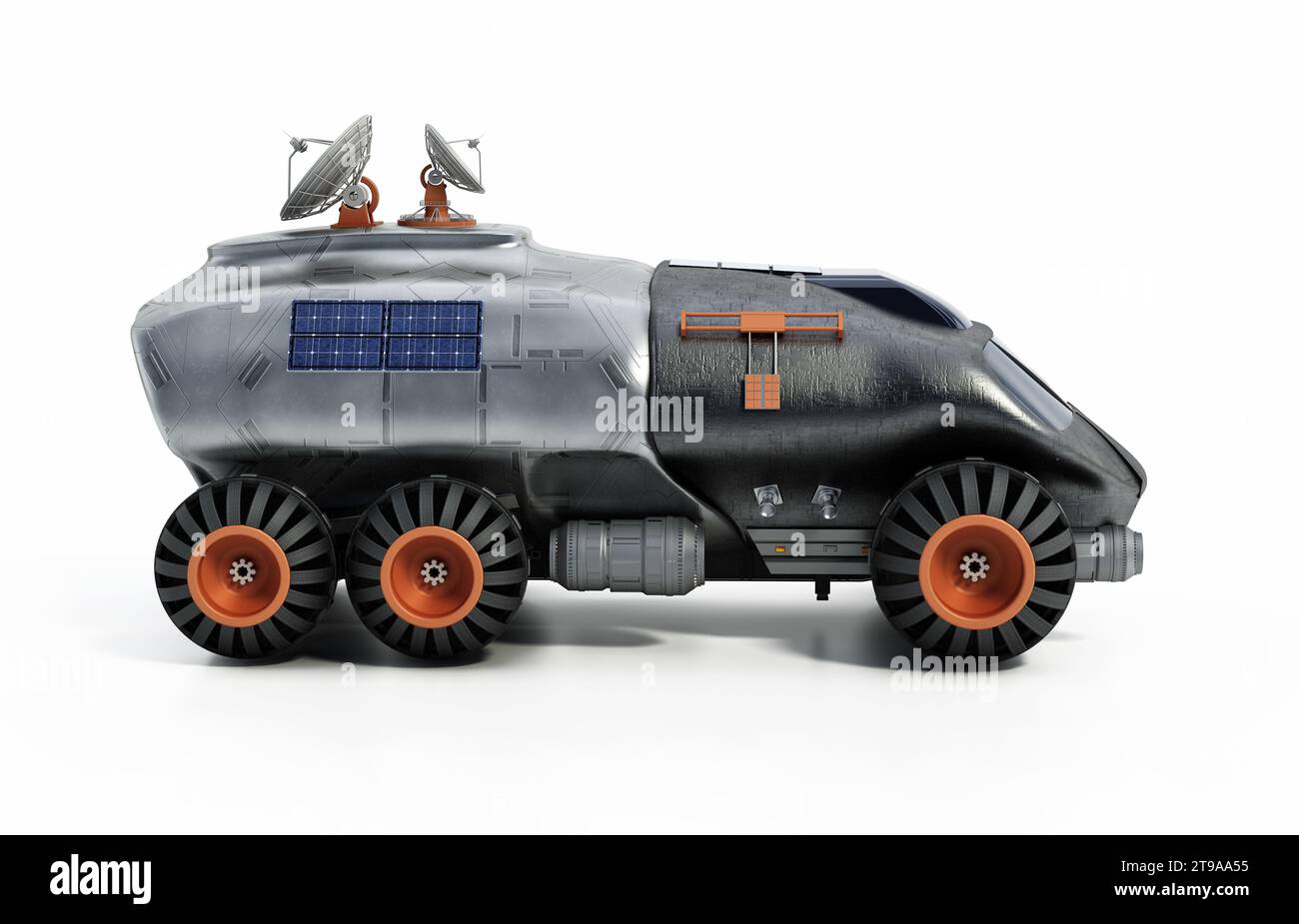 Mars rover isolated on white Stock Photo - Alamy