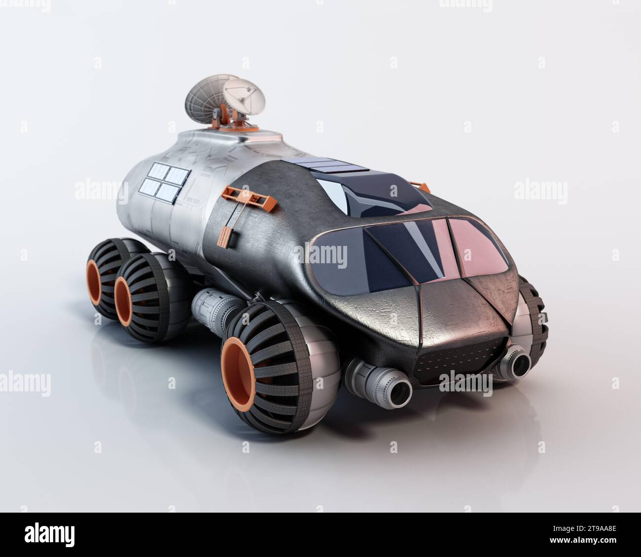 Mars rover isolated on white Stock Photo - Alamy