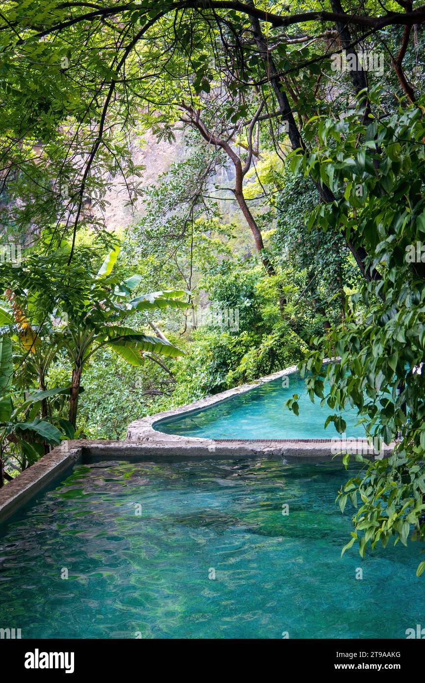 Experience the tranquil haven of Tolantongo, exploring refreshing ...