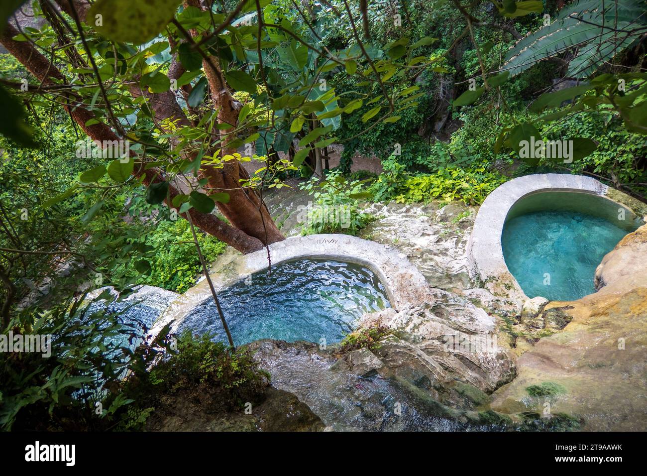 Explore serene beauty of Tolantongo Grutas. Lush forests, tranquil ...