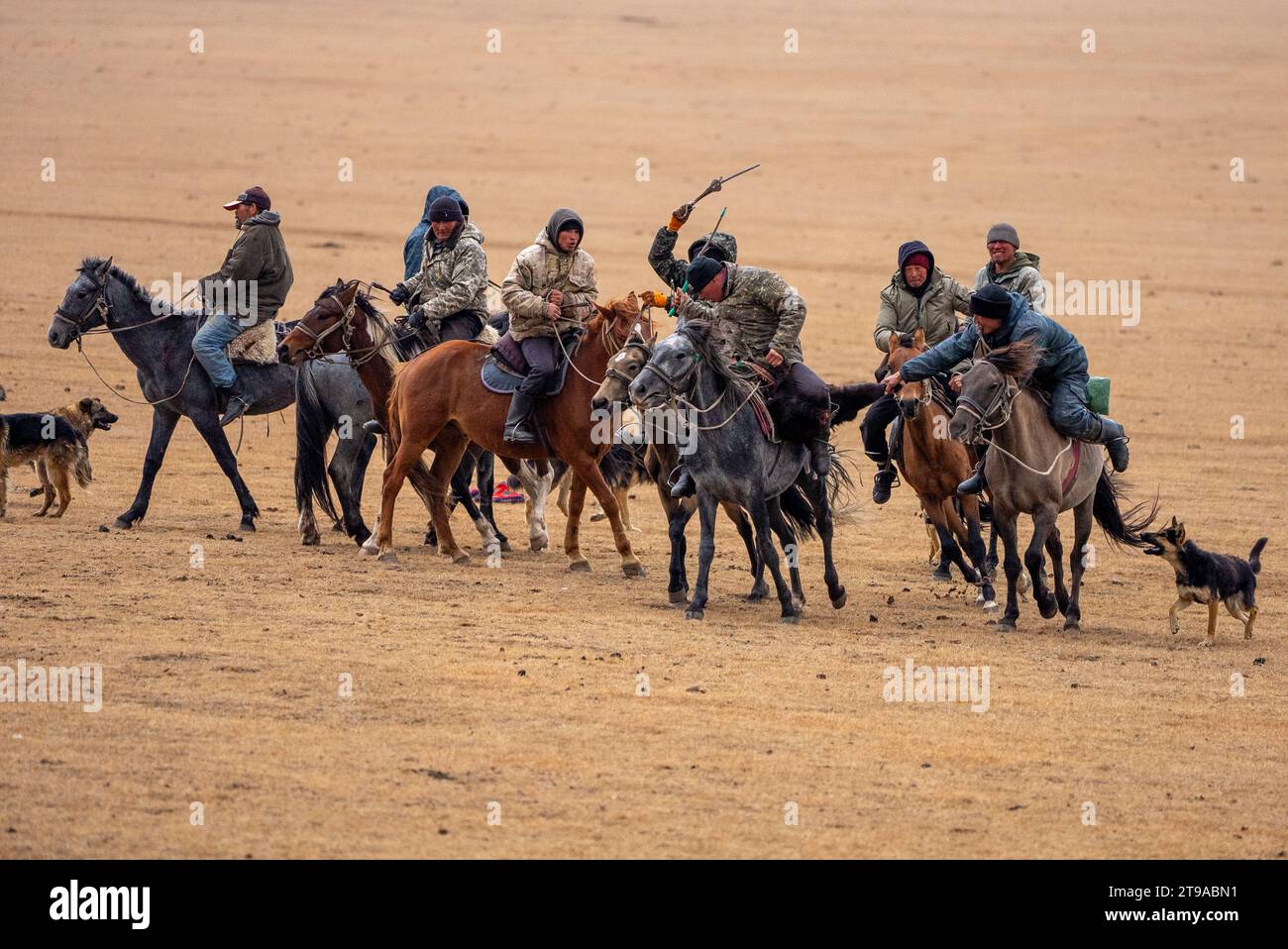 Buzkashi (goat pulling) is the national sport of Afghanistan It is a ...