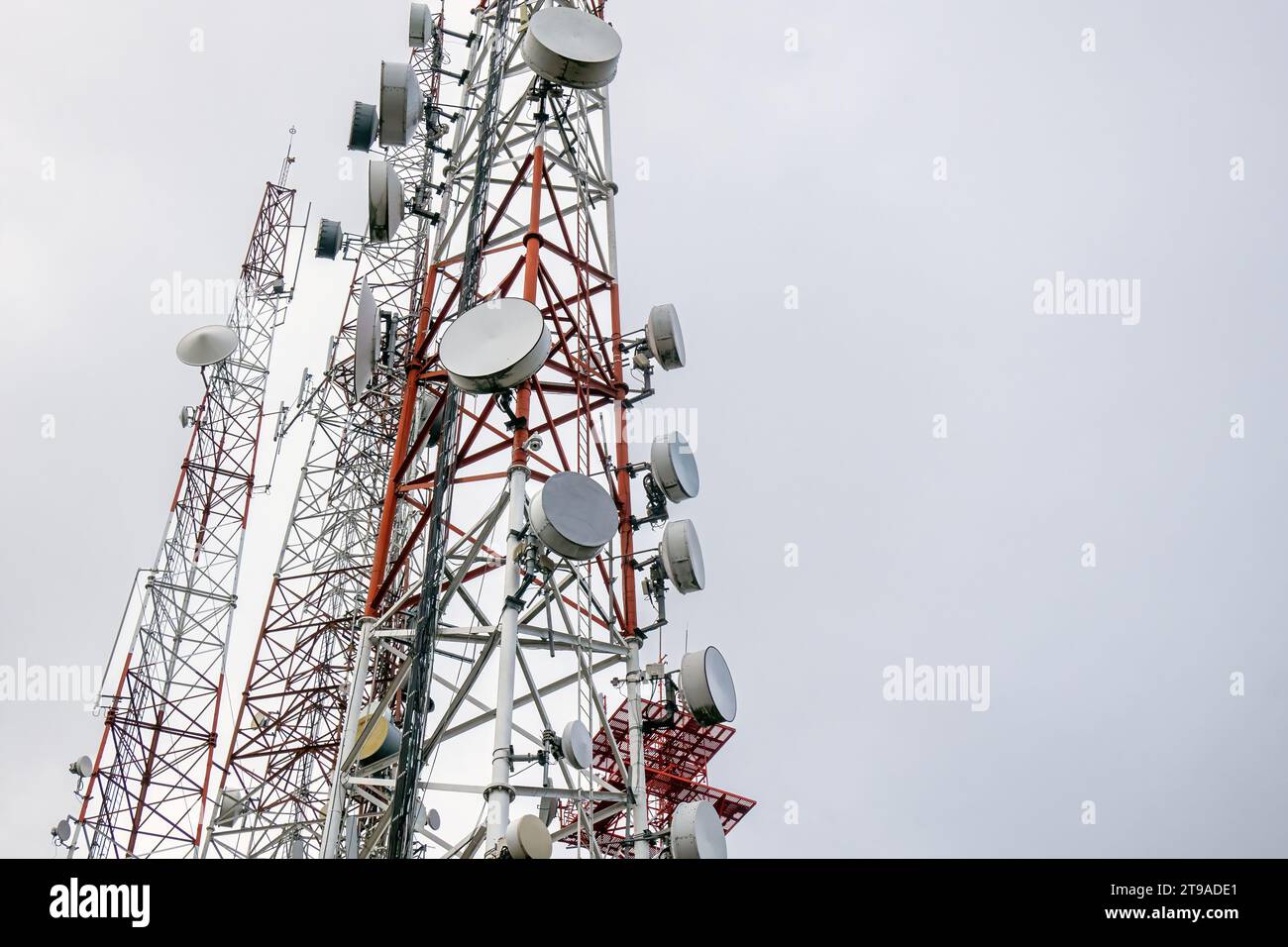Explore transmission stations, antennas, and power lines connecting the ...