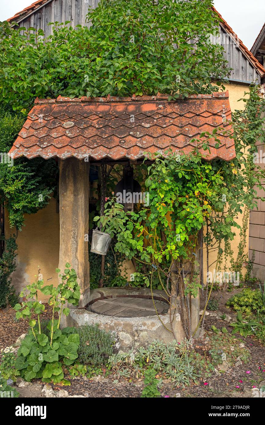 Well in a garden hi-res stock photography and images - Alamy