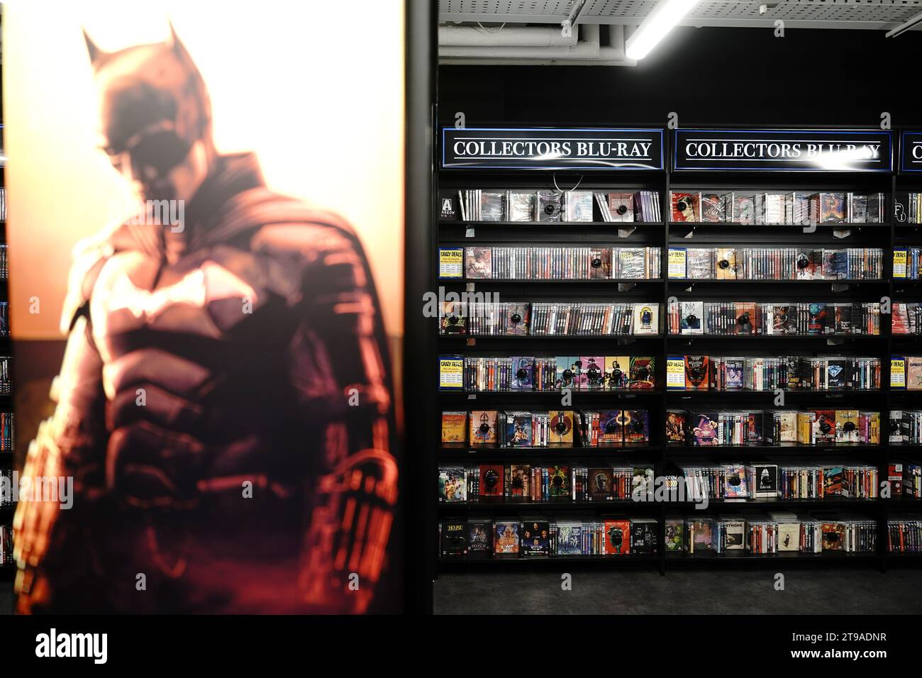 A general view inside the new HMV store, which has returned to Oxford ...