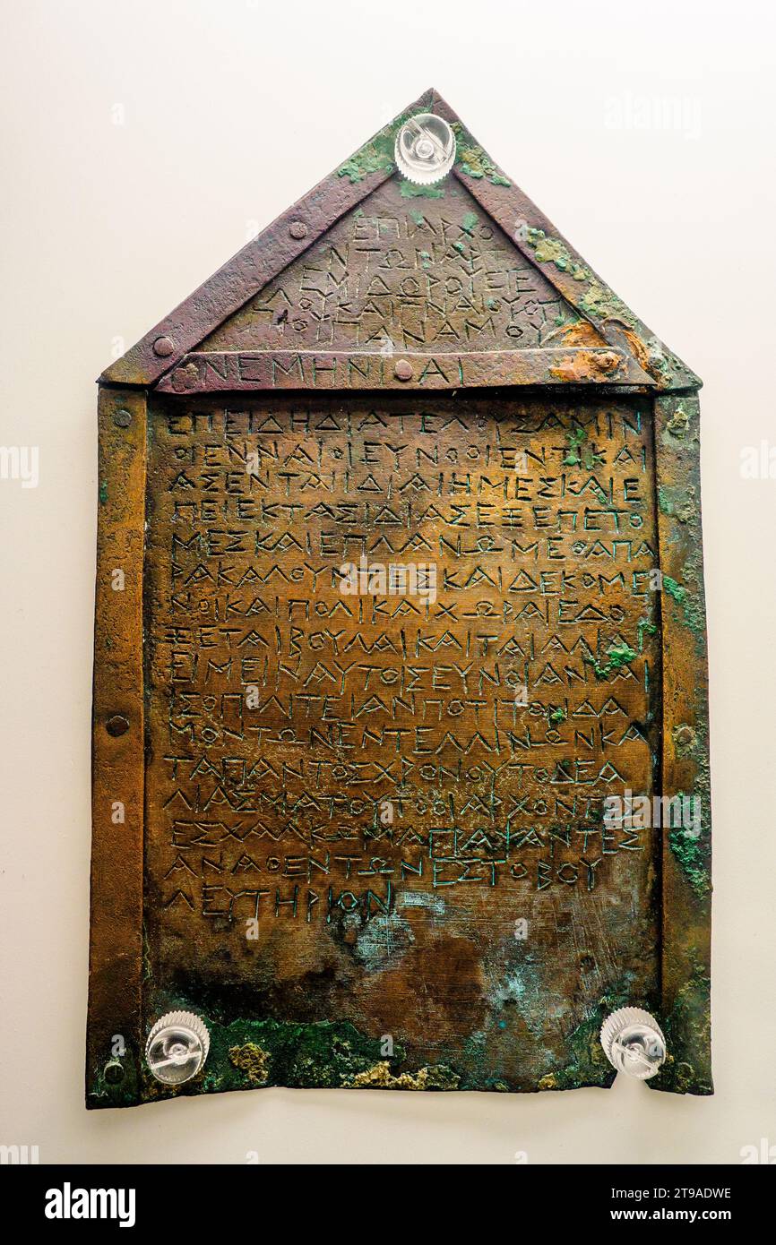 Decree by the Entellans in honour of the people of Enna - Antonino ...