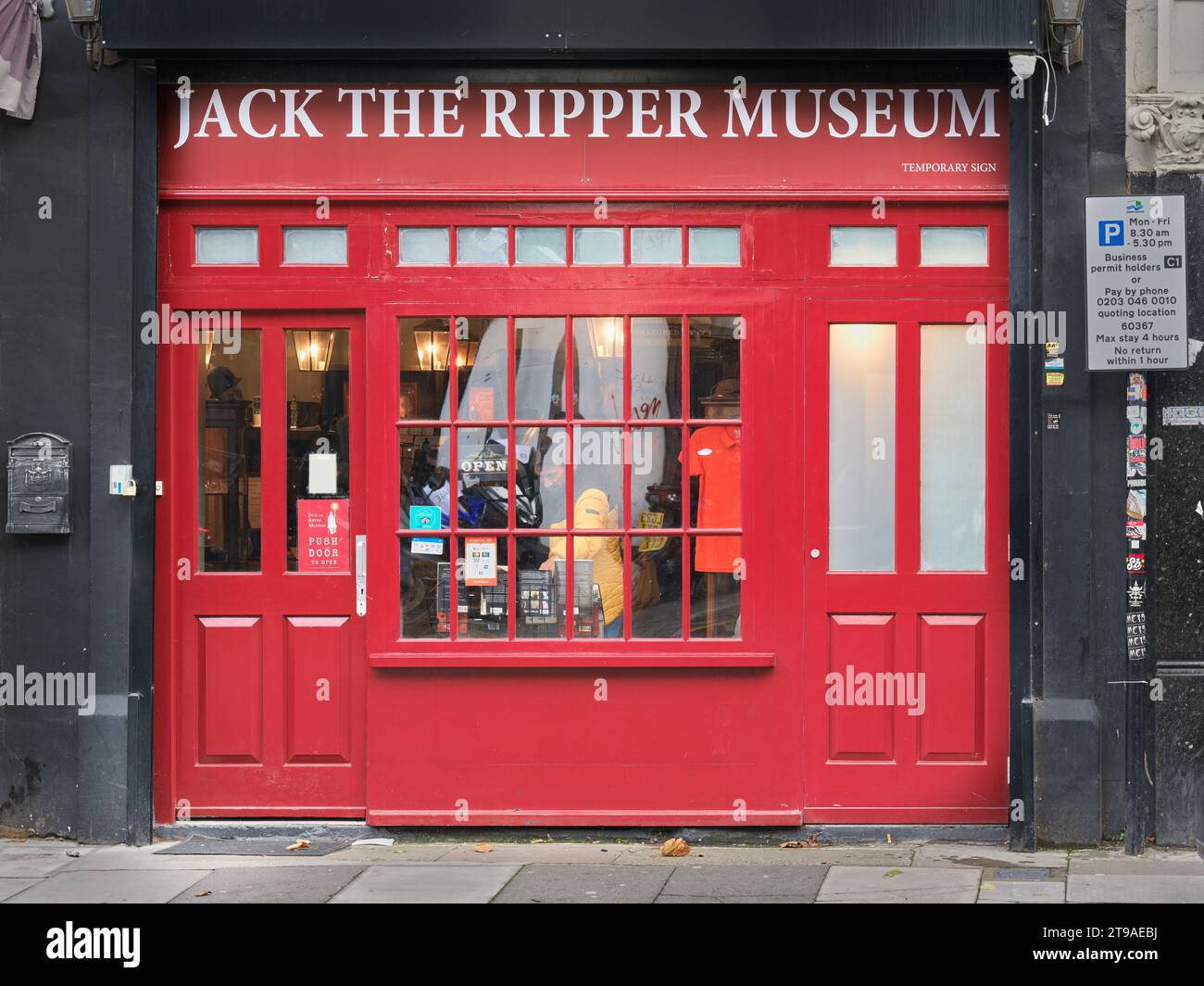 Jack The Ripper Museum, Cable Street, Wapping, London, England Stock ...