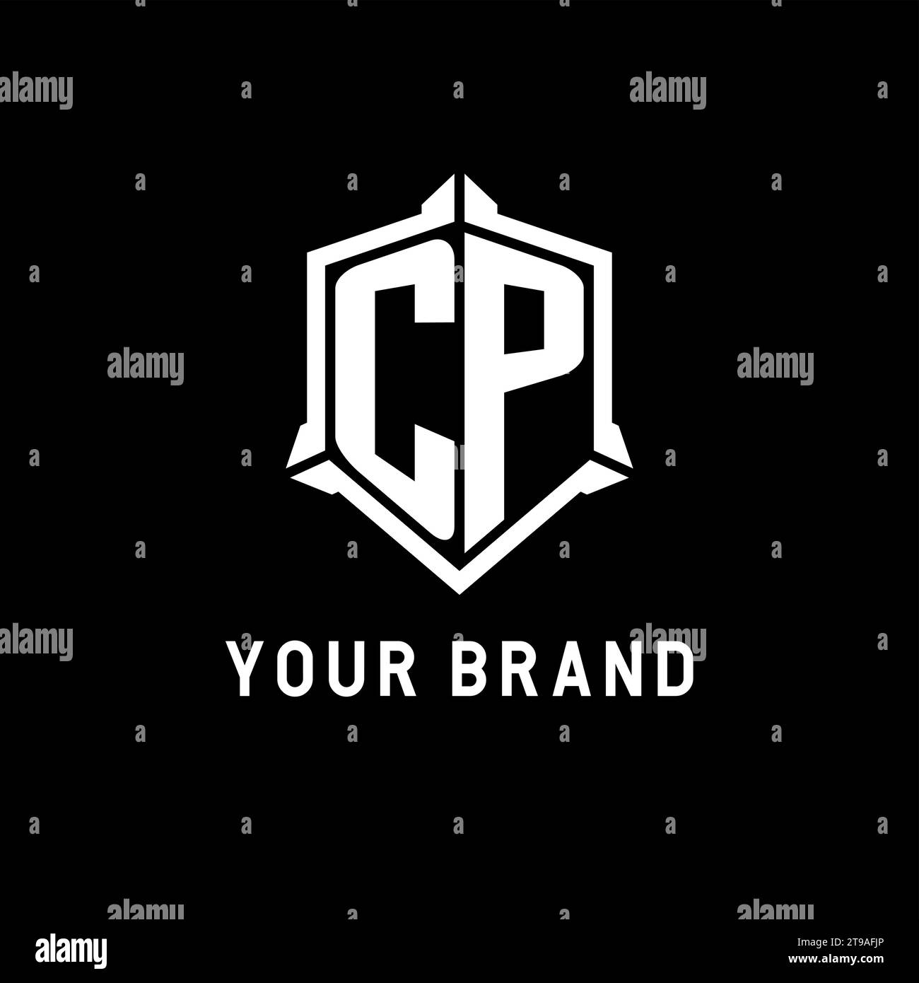 CP logo initial with shield shape design style vector graphic Stock ... CP logo initial with shield shape design style vector graphic Stock ...