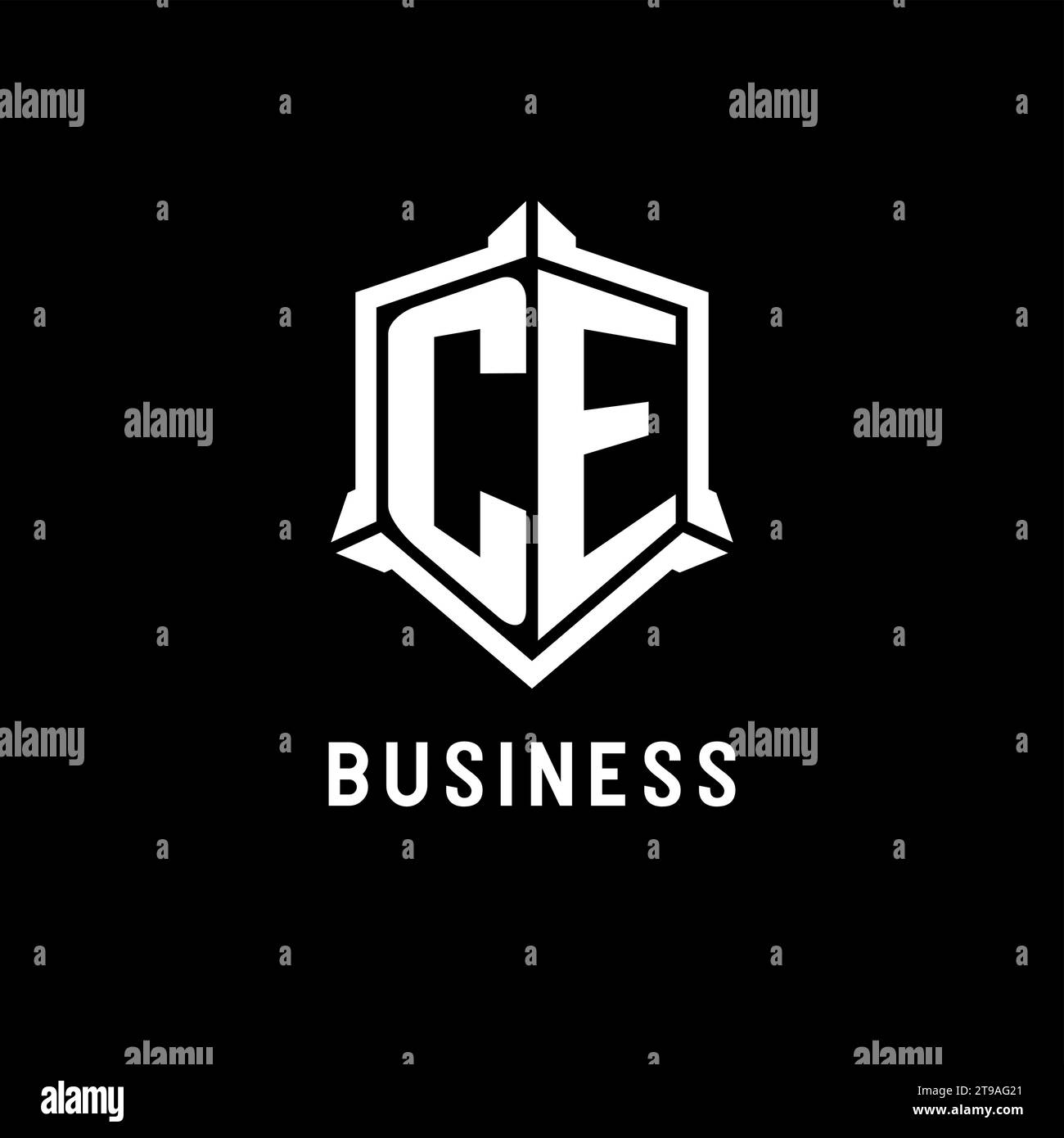 CE logo initial with shield shape design style vector graphic Stock Vector Image & Art - Alamy