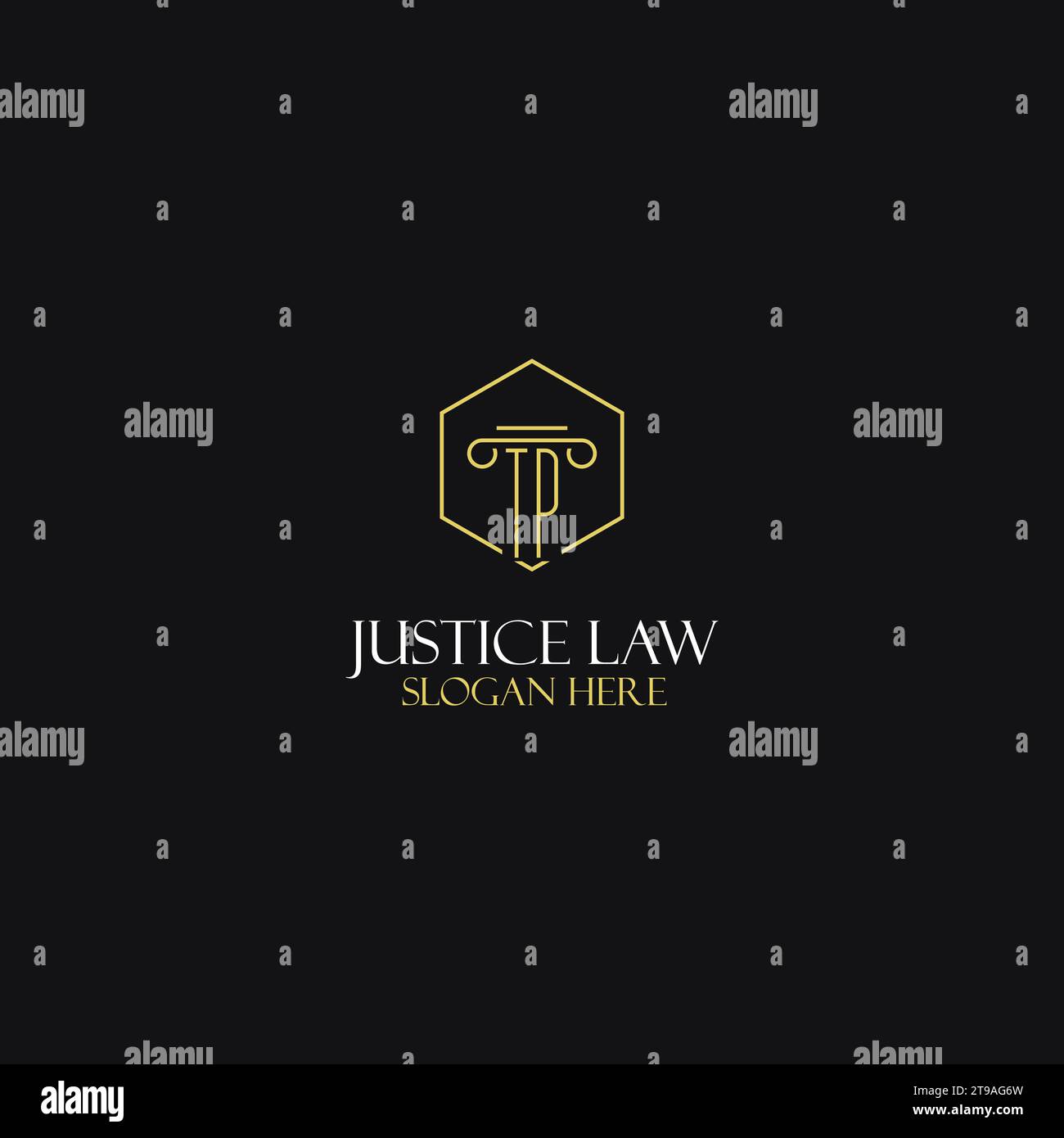 TP monogram initials design for legal, lawyer, attorney and law firm ...