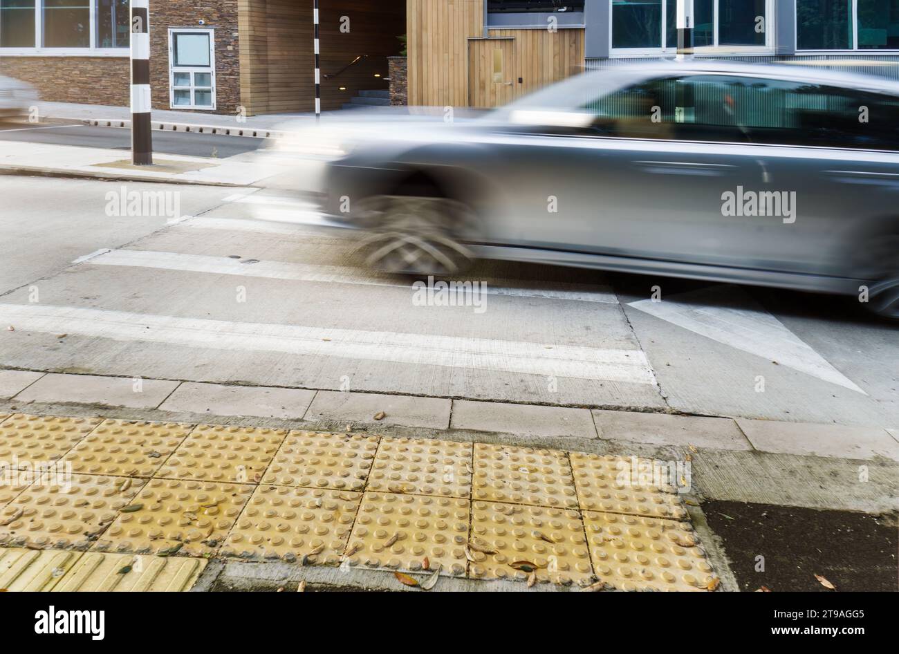 Car speed bump hi-res stock photography and images - Alamy