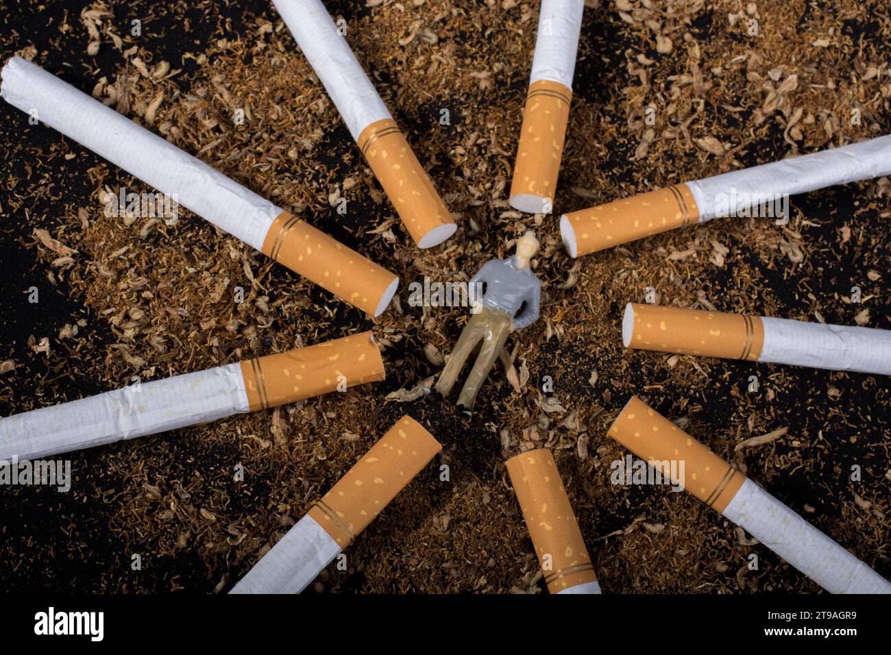 World No Tobacco Day poster for say no smoking concept Stock Photo - Alamy