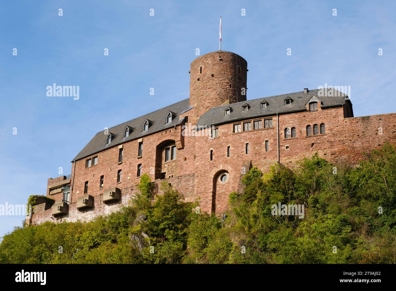 Historic Hengebach Castle, Heimbach, Eifel National Park, North Rhine ...