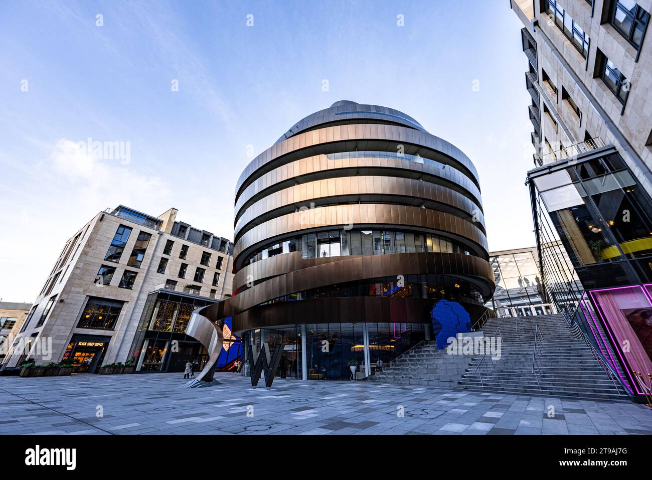 Edinburgh, United Kingdom. 23 November, 2023 Pictured: The W Hotel in ...
