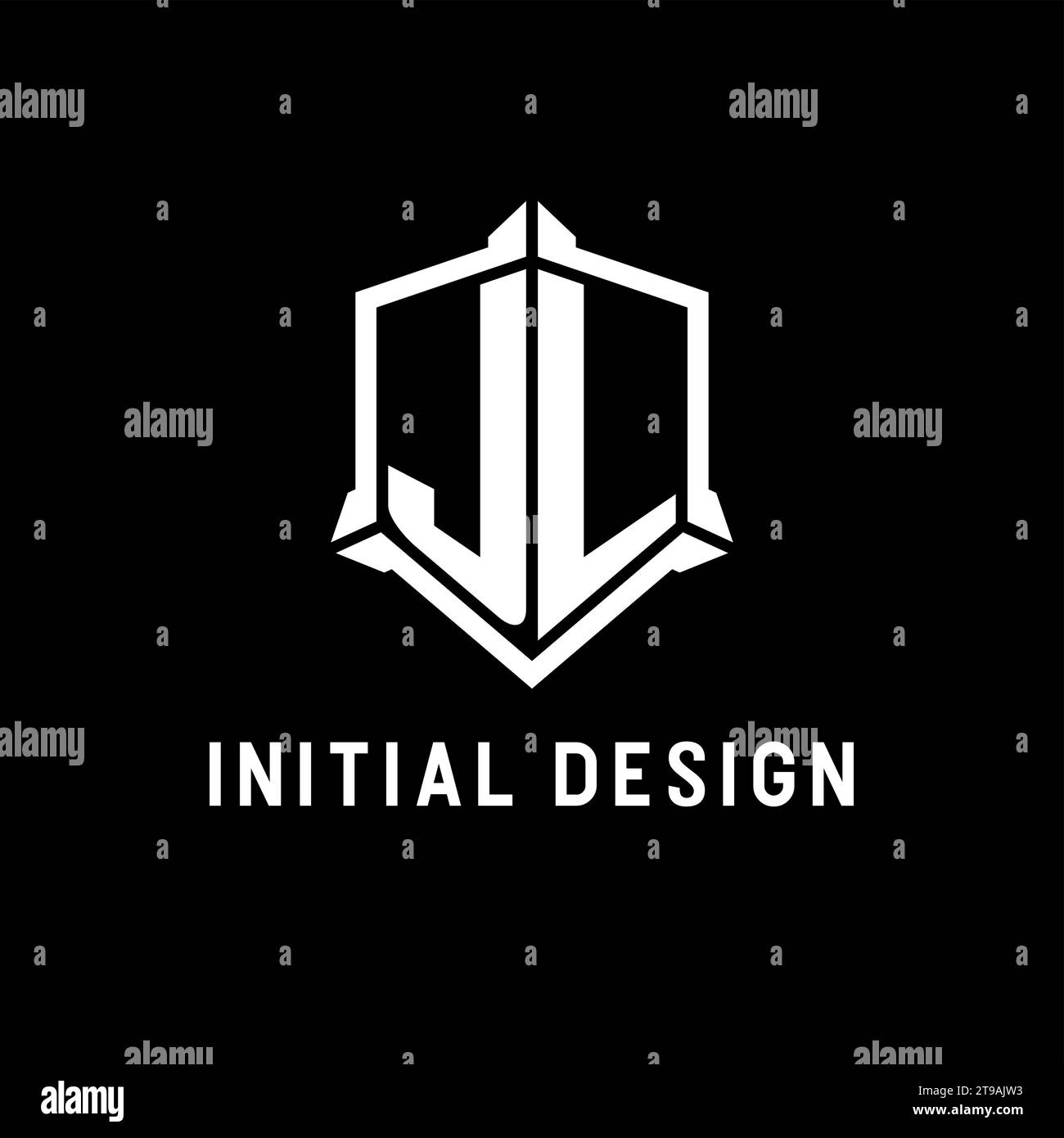 Letter jl logo Black and White Stock Photos & Images - Alamy