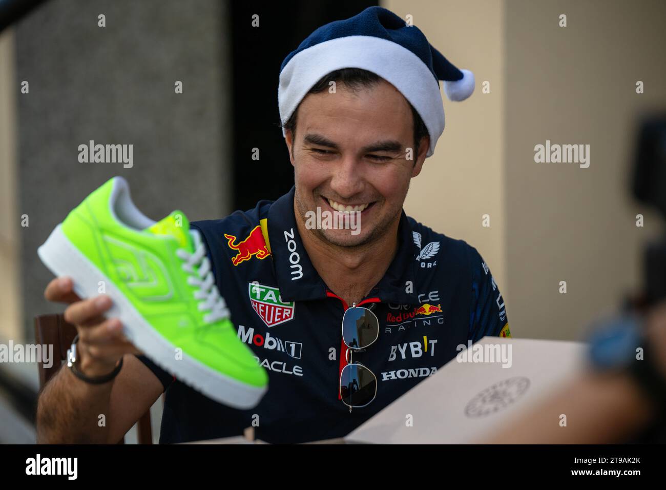 ABU DHABI,UAE. 24TH NOV 2023. SERGIO PERES (CHECO) RED BULL. AHMAD ...