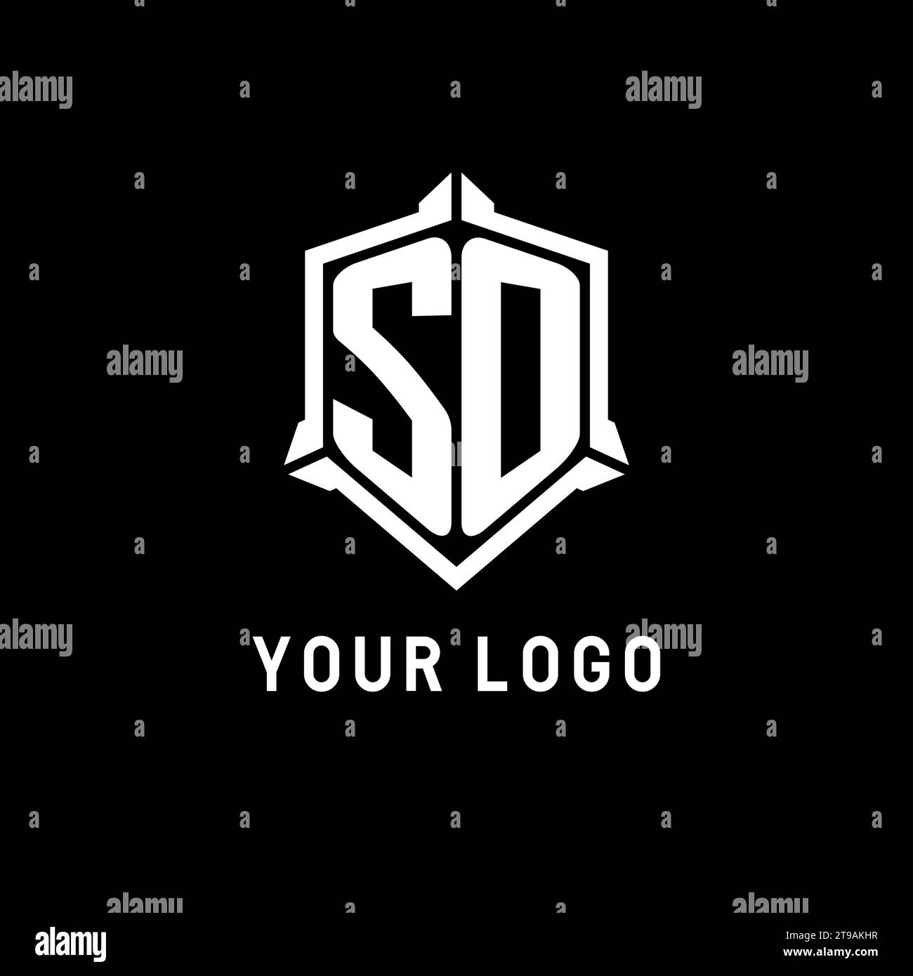 Initial name logo hi-res stock photography and images - Alamy