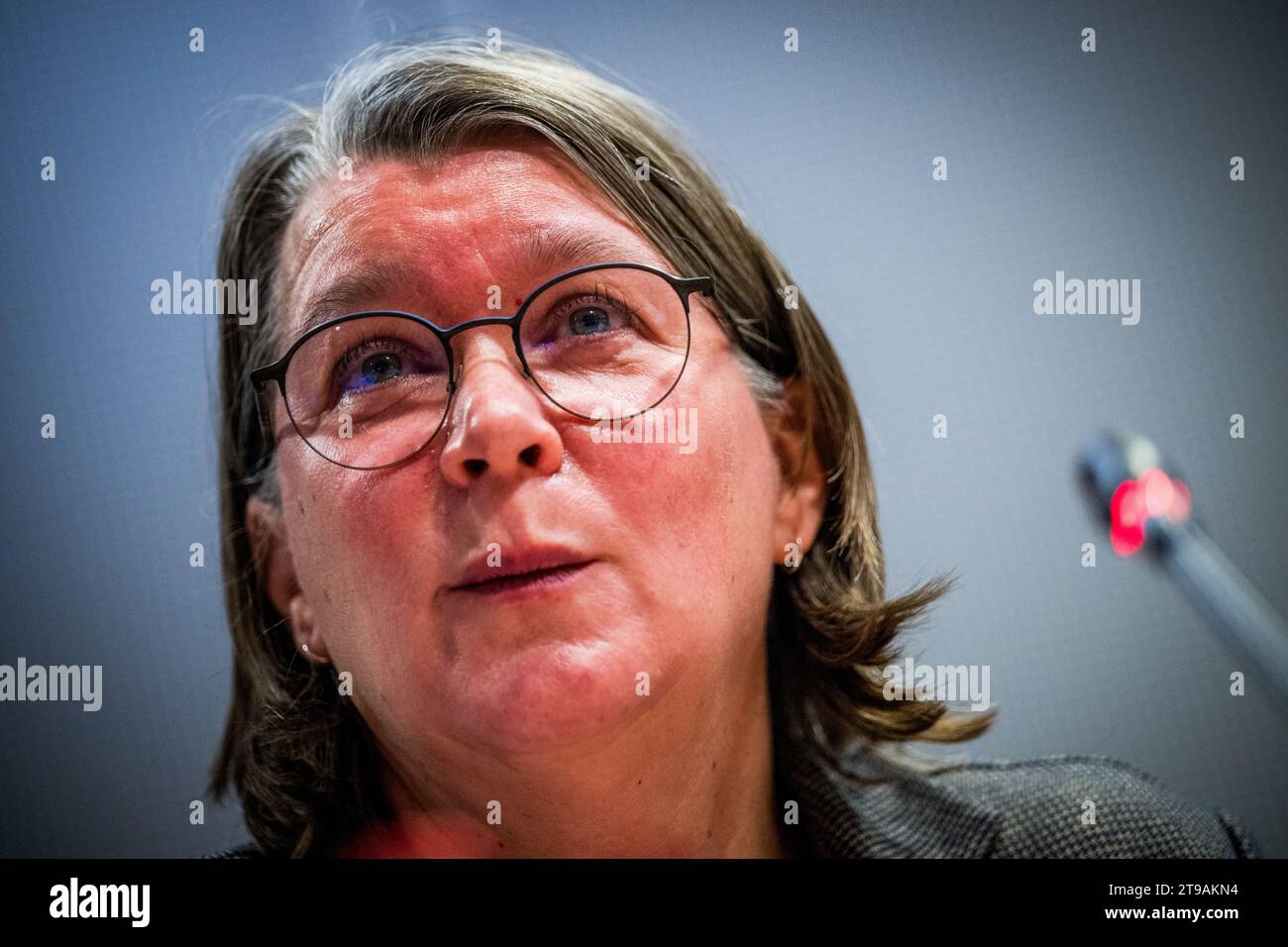 Brussels, Belgium. 24th Nov, 2023. An Schillemans pictured during a ...