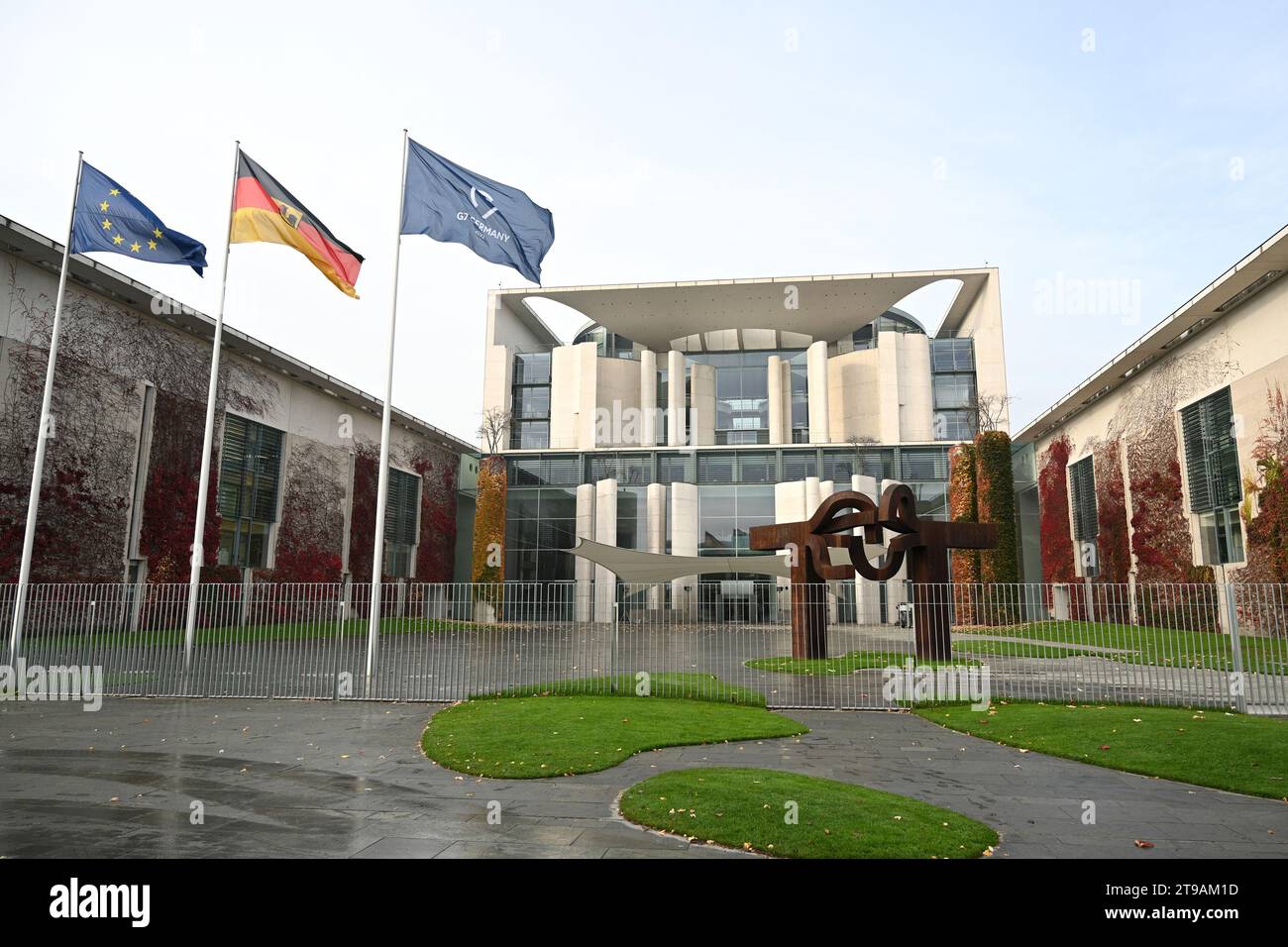Berlin, Germany - November 01, 2022: The Federal Chancellery Complex ...