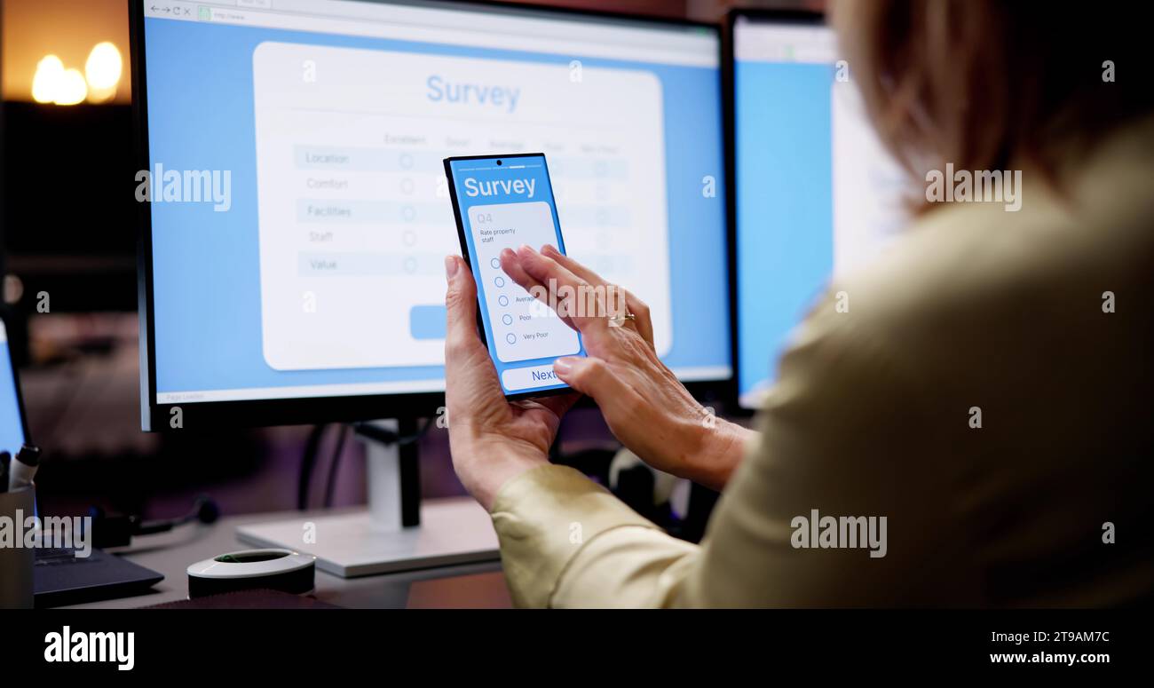 Woman filling out form by hand hi-res stock photography and images - Alamy