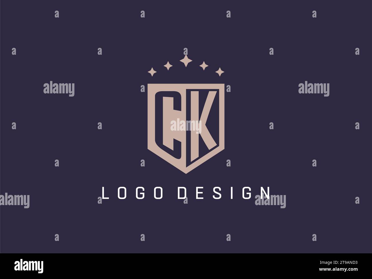 CK initial shield logo icon geometric style design inspiration Stock Vector Image & Art - Alamy