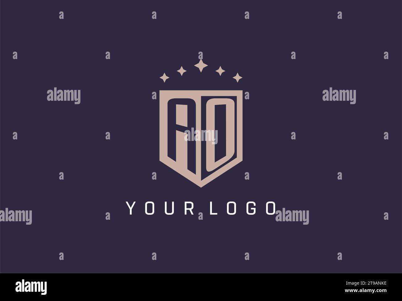 AO initial shield logo icon geometric style design inspiration Stock ... AO initial shield logo icon geometric style design inspiration Stock ...