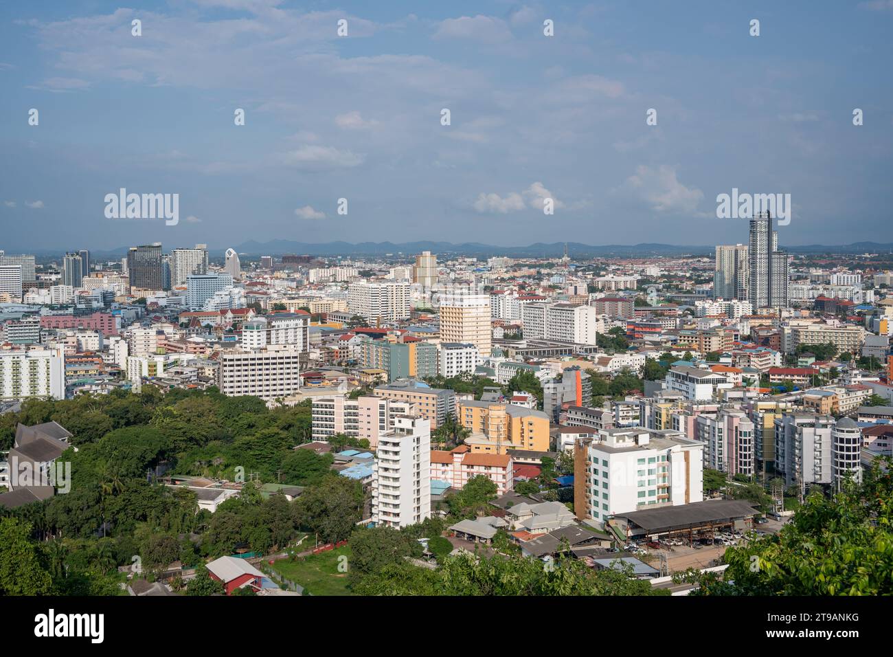 The Cityscape of Pattaya District Chonburi in Thailand Southeast Asia ...
