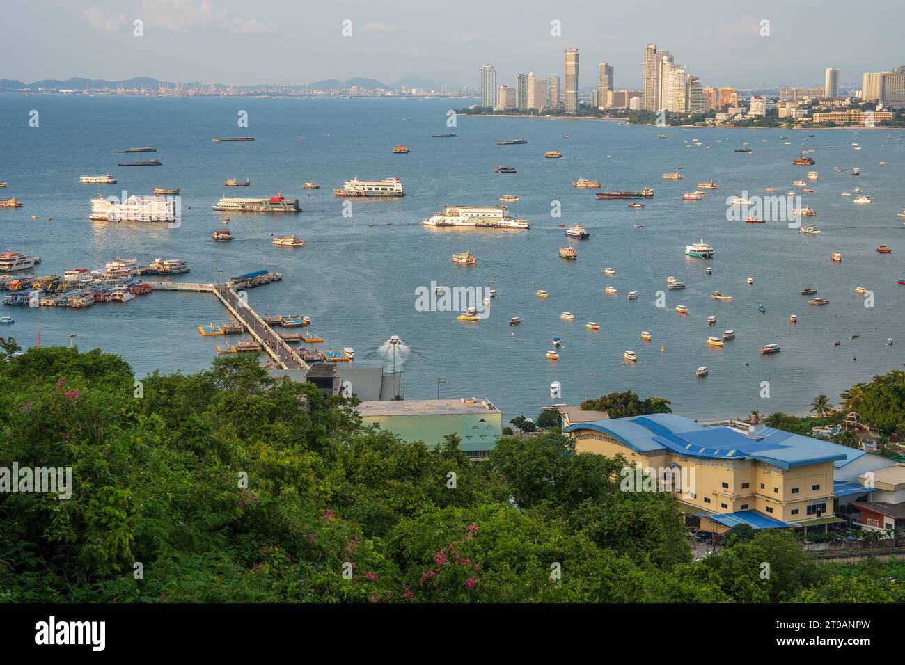 The Cityscape of Pattaya District Chonburi in Thailand Southeast Asia ...